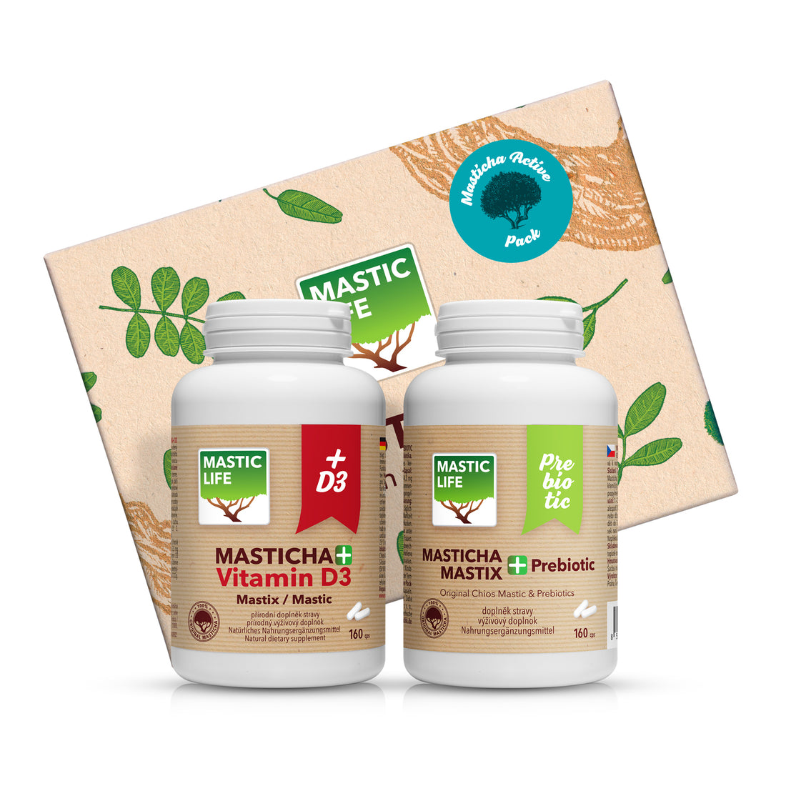 Mastic Active Pack (320 Capsules) Masticlife – Mastic Masticlife